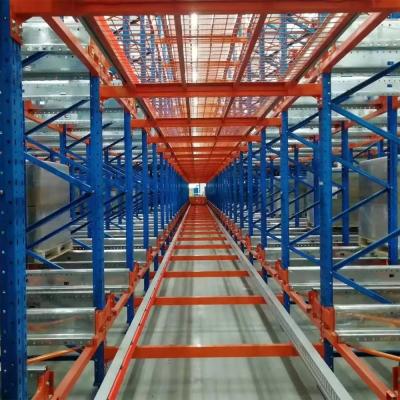 China Heavy Duty Radio Shuttle Racking System with Corrosion Protection and Adjustable Shelf Heights for sale