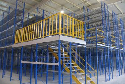 China Adjustable Heavy Duty Mezzanine Racking with Customizable Size for Industrial Storage for sale