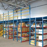 China Adjustable Heavy Duty Mezzanine Racking with Customizable Size for Industrial Storage for sale