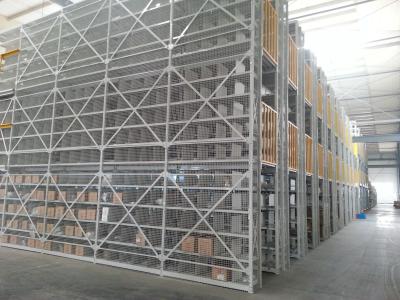 China Industrial Mezzanine Floor Steel Platform Shelves Warehouse Storage Racks 800-1500kg Capacity for sale
