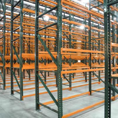 China American Teardrop Pallet Rack 96-300 Inch Height Custom Steel Warehouse Storage System for sale