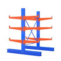 China cantilever shelving warehouse storage racking system Cantilever rack pipe storage steel racking system warehouse storage for sale