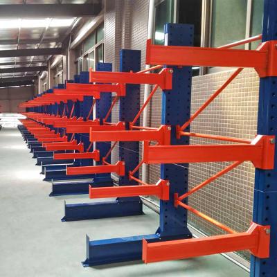 China Industrial Cantilever Racking Heavy Duty Steel Storage with Adjustable Arms 2000kg Capacity for sale