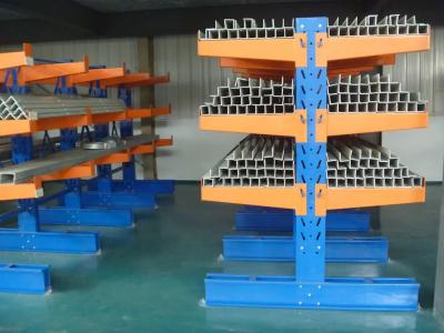 China Heavy Duty Double Sided Cantilever Rack for Timber Steel Tube Storage 5000kg Capacity for sale