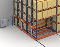 China Space-saving Electric Mobile Storage Rack System Movable Racking Electric Movable Rack For Pallet Storage for sale