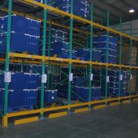 China OEM Adjustable Heavy Duty Pallet Gravity Flow Rack System 2000kg Capacity for sale