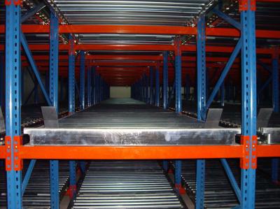China High Quality Gravity Roller Warehouse Pallet Racks Racking Storage System for Food Cold Storage for sale