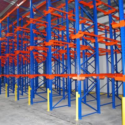 China Heavy Duty Drive-in Pallet Racking System - Customizable Steel Storage Shelving with 15+ Years Manufacturing Experience for sale