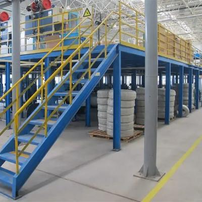 China Long Span Steel Structure Mezzanine Platform - Customizable Storage Racking System with Corrosion Protection for sale