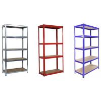 China Steel Light Duty Shelving 5 Layer Boltless Rack with 100kg Capacity and Custom Dimensions for Industrial Storage for sale