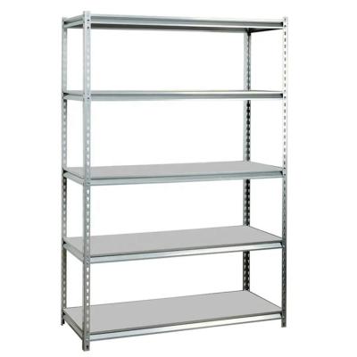 China Light Duty Metal Shelving with 100kg Capacity - Customizable 600-1500mm Slotted Angle Iron Rack for sale