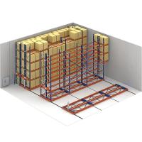 China Steel Mobile Pallet Racking System 4 Layers 1000kg/Pallet Capacity for Cold Storage for sale