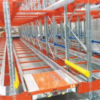 China High Capacity Industrial Shuttle Racking System - Customizable Steel Storage Racks with 4000-21000kg Loading Capacity for sale
