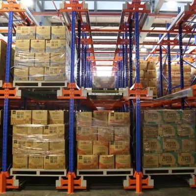 China Automated Heavy Duty Radio Shuttle Rack System - Steel Storage Racking with 4000-21000kg Capacity for sale
