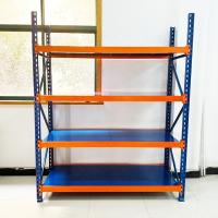China Medium Duty Boltless Shelving Rack 4500lbs Capacity 50mm Adjustable Industrial Storage System for sale