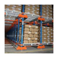 China Radio Shuttle Pallet Racking System - Floor Mounted Flame Retardant Storage with 4000-21000kg Capacity for sale