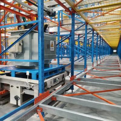 China High Density Warehouse Radio Shuttle Rack System with 4000-21000kg Capacity and Customizable Steel Construction for sale