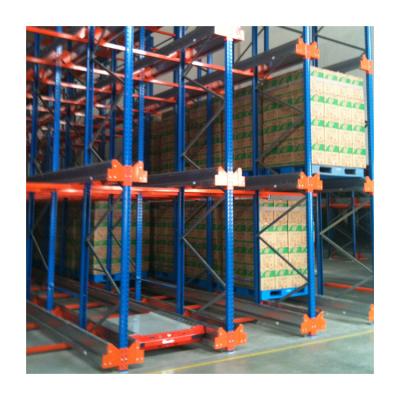 China Peterack Semi-Automatic Radio Shuttle Racking System - Customizable Steel Storage with 4000-21000kg Capacity for sale