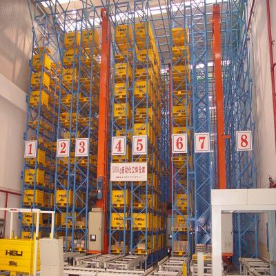 China Automated ASRS Warehouse System with 1500kg Capacity and 240m/min Speed for High-Throughput Storage for sale