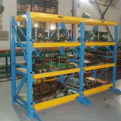 China Steel Pallet Warehouse Rack Multi Level Mould Drawer Storage System - 750kg Capacity Per Layer, Customizable Industrial Shelving for sale