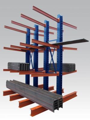 China Q235 Double Sided Cantilever Rack 2000KG Capacity - Custom Steel Storage for Pipes & Profiles for sale