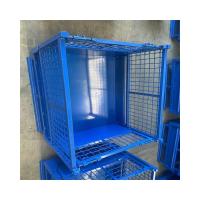 China Steel Wire Mesh Collapsible Storage Cage - Custom Dimensions & Corrosion Protection for Industrial Transport for sale