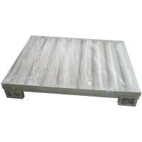 China Heavy Duty Steel Pallet 500-2000kg Load Capacity Galvanized Warehouse Storage Racking for sale