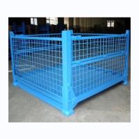 China Collapsible Steel Storage Containers - Customizable Wire Mesh Box Pallets with 20-Day Delivery for sale