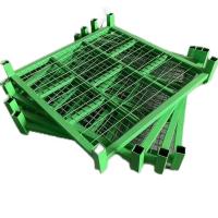 China Welded Steel Industrial Stacking Rack - Customizable Capacity Metal Shelves for Warehouse Storage for sale