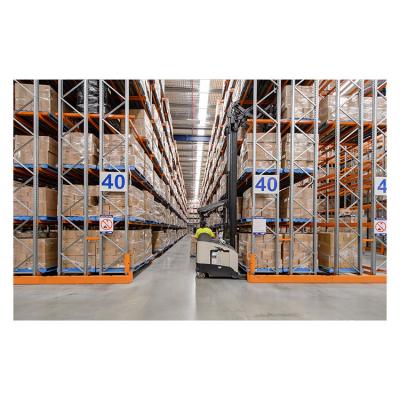 China Heavy Duty Double Deep Pallet Rack System - 4000-21000kg Load Capacity with 2700-3800mm Aisle Width for sale