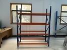 China Medium Duty Long Span Pallet Racking System 55x47mm Upright with 200-600kg Capacity per Level for sale