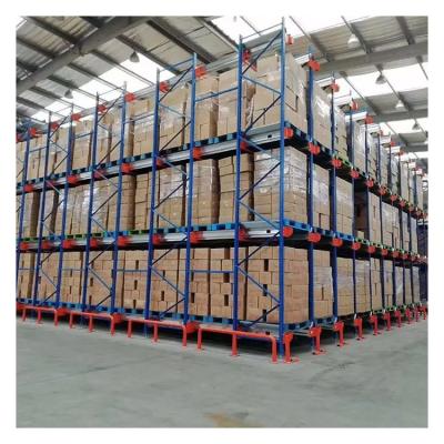 China Blue Heavy Duty Pallet Racking System with 4000-21000kg Load Capacity and Customizable Sizes for Industrial Warehouses for sale