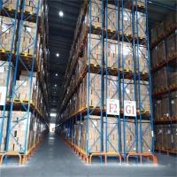 China Industrial Double Deep Pallet Rack 2700-3800mm Aisle Width with 4000-21000kg Load Capacity for Warehouse Storage for sale