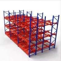 China Heavy Duty Push Back Pallet Racking System - Steel Warehouse Storage with 4000-21000kg Capacity for sale