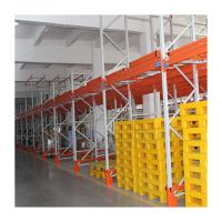 China 5 Layer Industrial Steel Push Back Racking System 4000kg/Level Capacity Custom Heavy Duty Pallet Storage for sale