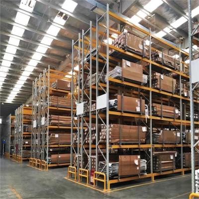 China Double Deep Pallet Rack System - Galvanized Steel Storage with 4000-21000kg Capacity and 2700-3800mm Aisle Width for sale