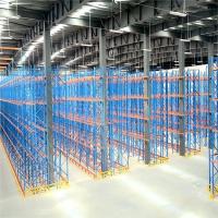 China Double Deep Pallet Rack System with 2700-3800mm Aisle Width and 4000-21000kg Loading Capacity for sale