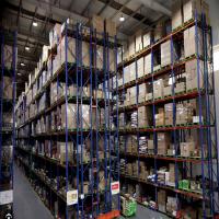China Double Deep Pallet Rack System - 2700-3800mm Aisle Width, 4000-21000kg Capacity, Custom Steel Storage for sale