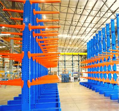 China Heavy Duty Cantilever Rack Adjustable Arm Industrial Warehouse Storage System 2000kg Capacity for sale