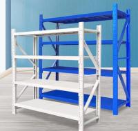 China Boltless Medium Duty Storage Rack Shelving Unit - 300kg Capacity, 80x40mm Upright, Customizable Sizes for sale