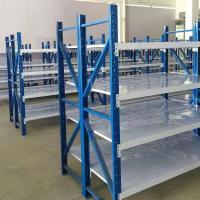 China Boltless Adjustable Warehouse Racking Heavy Duty Pallet Storage System 500kg/Layer Load Capacity 80x40mm Upright for sale