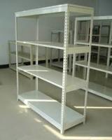 China Medium Duty Adjustable Metal Storage Rack 200-300kg Capacity 55x55mm Upright for Warehouse Garage for sale