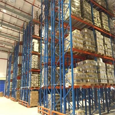 China Peterack Double Deep Pallet Rack Heavy Duty Industrial Storage System 4000-21000kg Capacity for sale