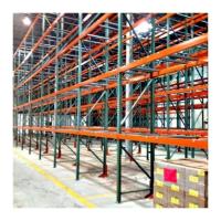 China Boltless Custom Pallet Rack with Teardrop Upright Frame and Wire Mesh Decking - 96