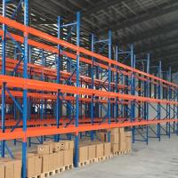 China Heavy Duty Selective Pallet Rack 3 Ton Capacity Steel Storage Shelving for sale