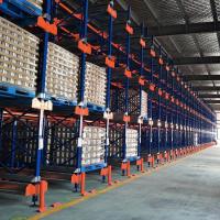 China High-Density Radio Shuttle Racking System for Cold Storage - 1500kg Load Capacity, -30°C to +45°C Temperature Range for sale