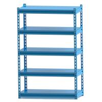 China Light Duty Boltless Steel Shelf Rack - 100kg Capacity, 5-Layer Adjustable Storage System for Warehouse & Retail for sale