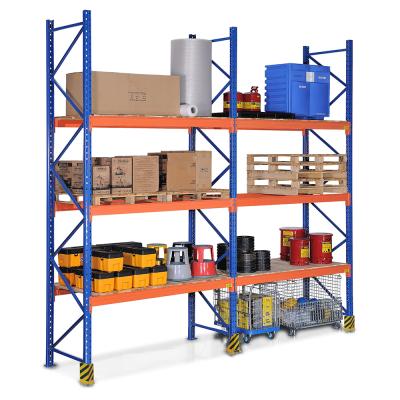China Industrial Heavy Duty Storage Shelves System Pallet Rack 4000-21000kg Capacity Customizable for sale