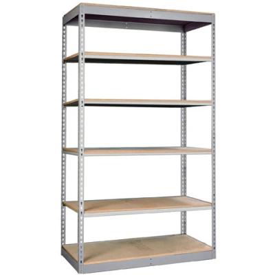 China 5-Layer Light Duty Steel Storage Rack with 100kg Capacity and Corrosion Protection for Supermarket and Office Use for sale