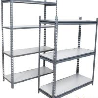 China Light Duty Boltless Rivet Shelving 100kg Capacity per Layer Modular Steel Storage Rack for sale